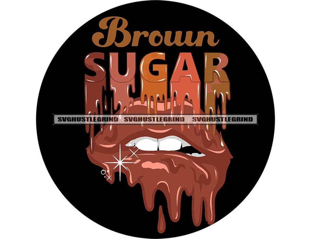 Brown Sugar Juicy Wet Dripping Lips Pink Brown Lipstick Face Mouth ...