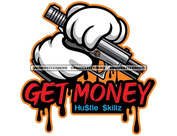 Get Money White Gloved Hands Holding Gun Weapon Pistol - Etsy