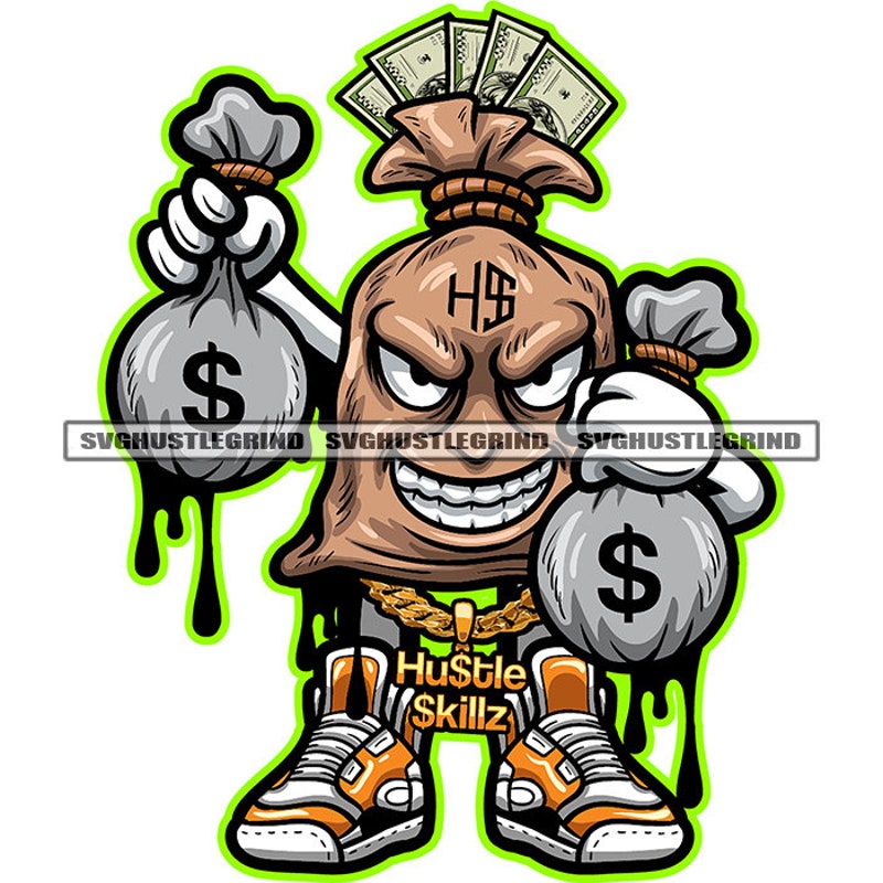 Money Bag Svg - Etsy