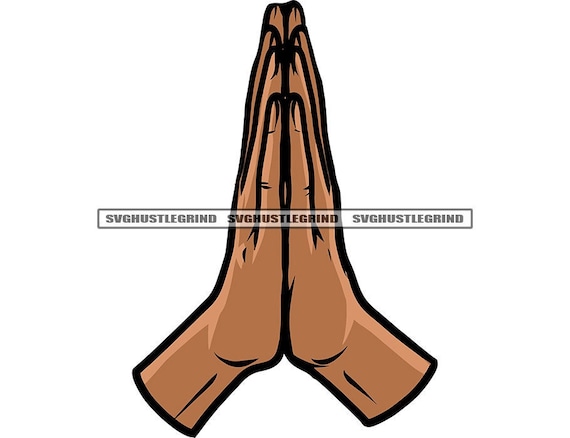 Praying Hands Black Melanin Brown Hands Only Together - Etsy
