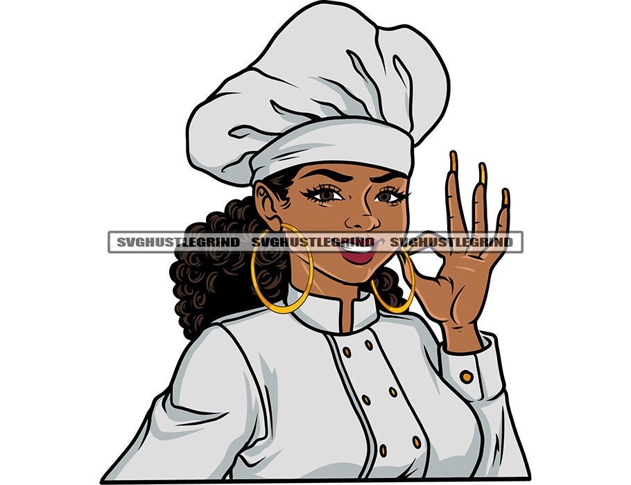 Female Chef Clipart Black And White School