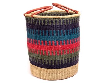 Large Hand Woven Basket - Etsy