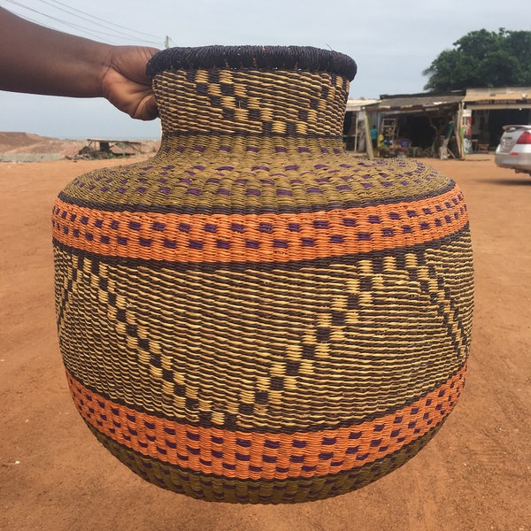 Large African Baskets - Etsy
