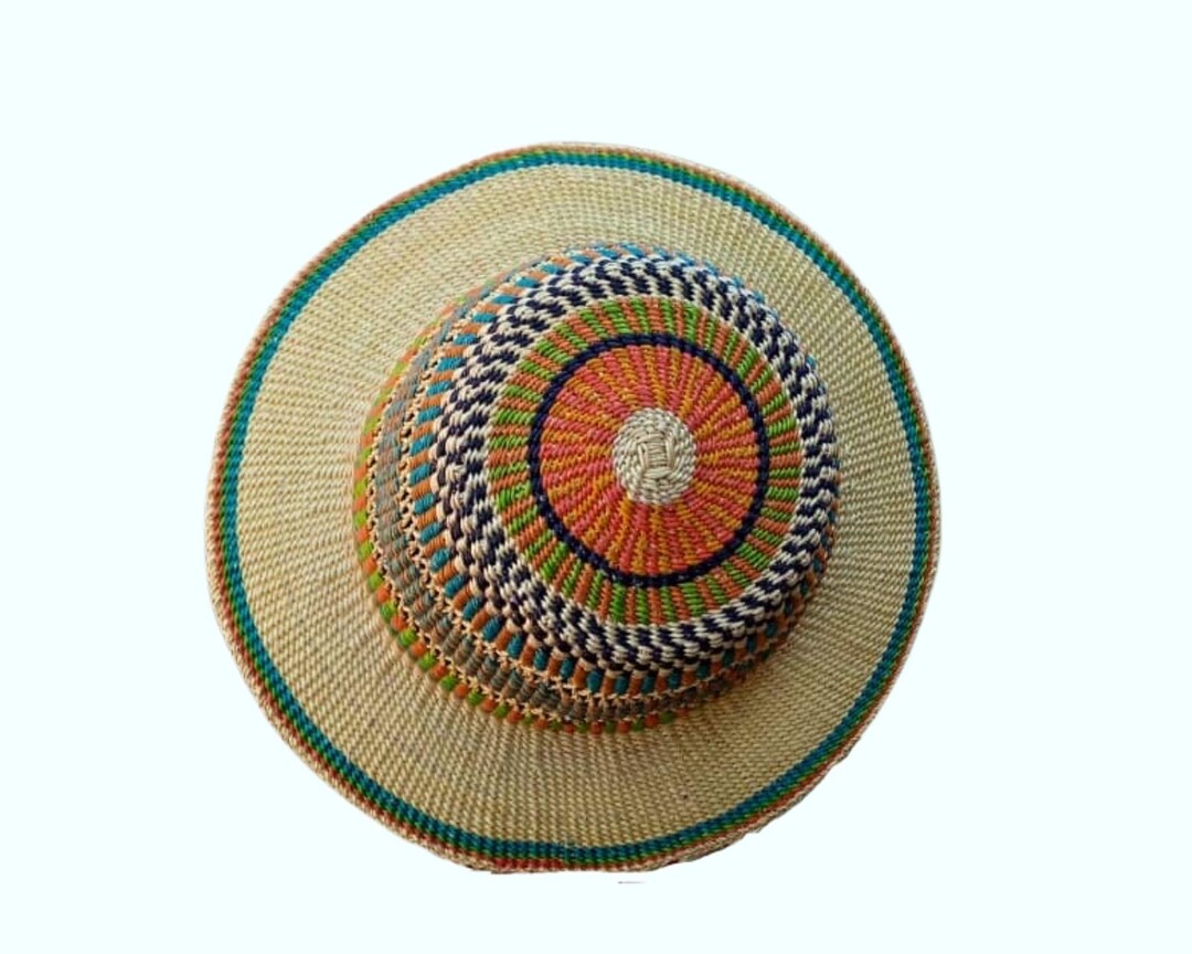 Beach Straw Hat | African Hat | Farmers Sun Hat | Sun Hat | Straw Hat ...
