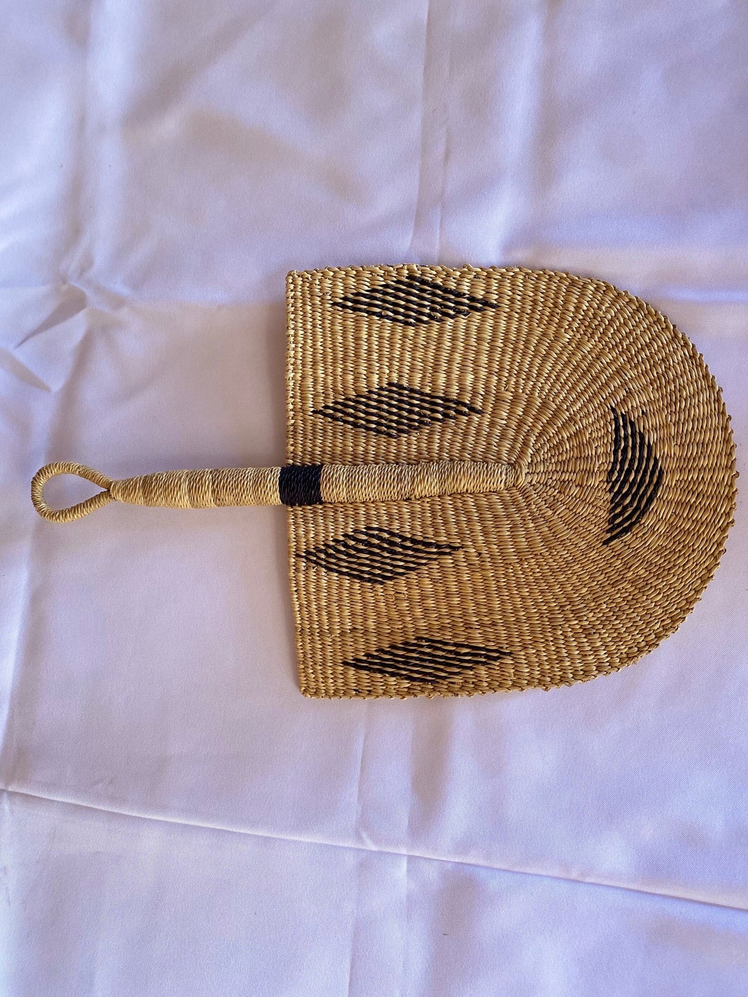 Hand Woven African Hand Fan // Wall Decor // Handmade African Fan ...