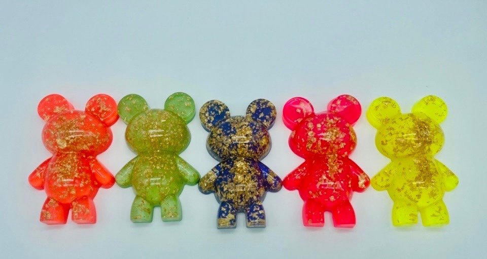 Resin Bears or Custom Order Gummy Bears W/ Many Options: Flowers ...