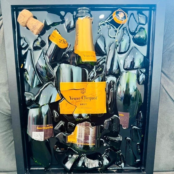 Resin Broken Bottle Art - Etsy