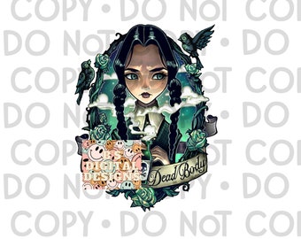 Addams Sublimation Tumbler Wrap Digital Download PNG - Etsy