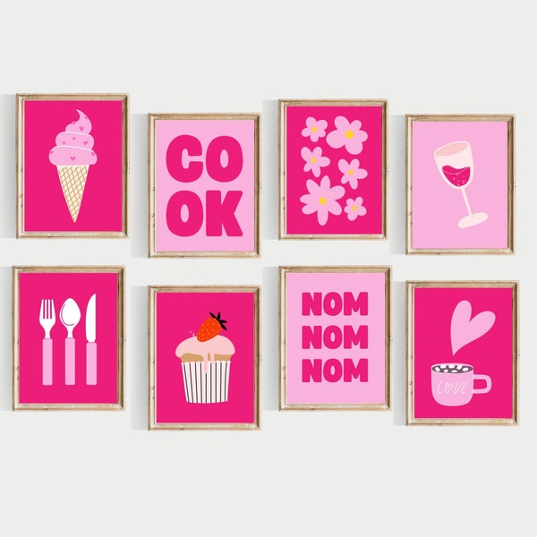 Kitchen Art Set - Etsy