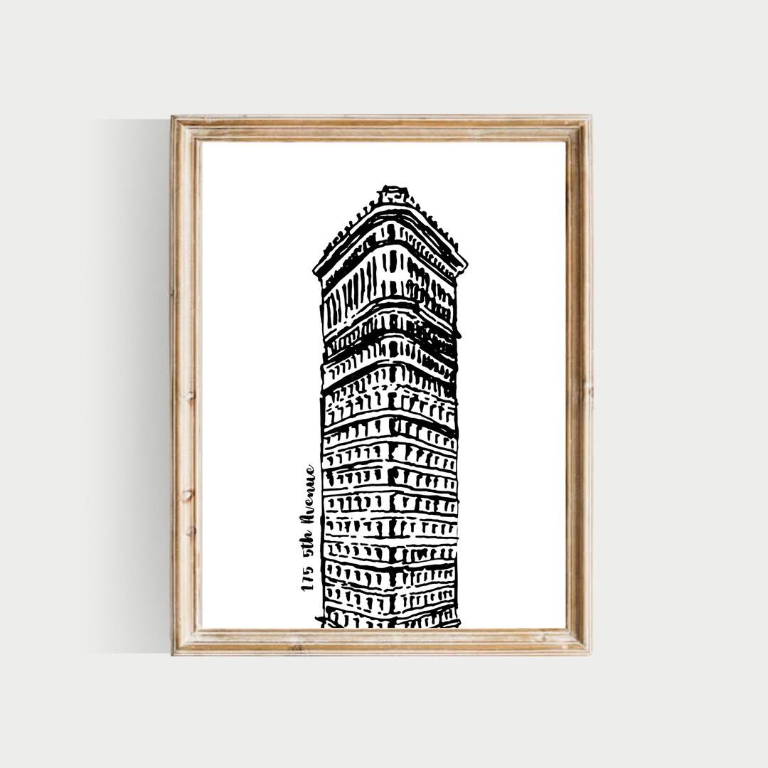 New York City Prints, Building Wall Art, PRINTABLE, City Prints, City ...