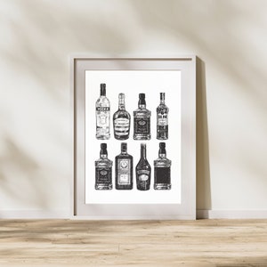 Bar Art, Bar Decor for Home, Bar Cart Prints, Bar Sign, Bar Decor Wall ...