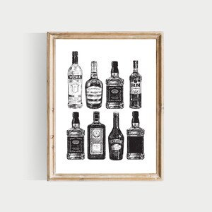 Bar Art, Bar Decor for Home, Bar Cart Prints, Bar Sign, Bar Decor Wall ...