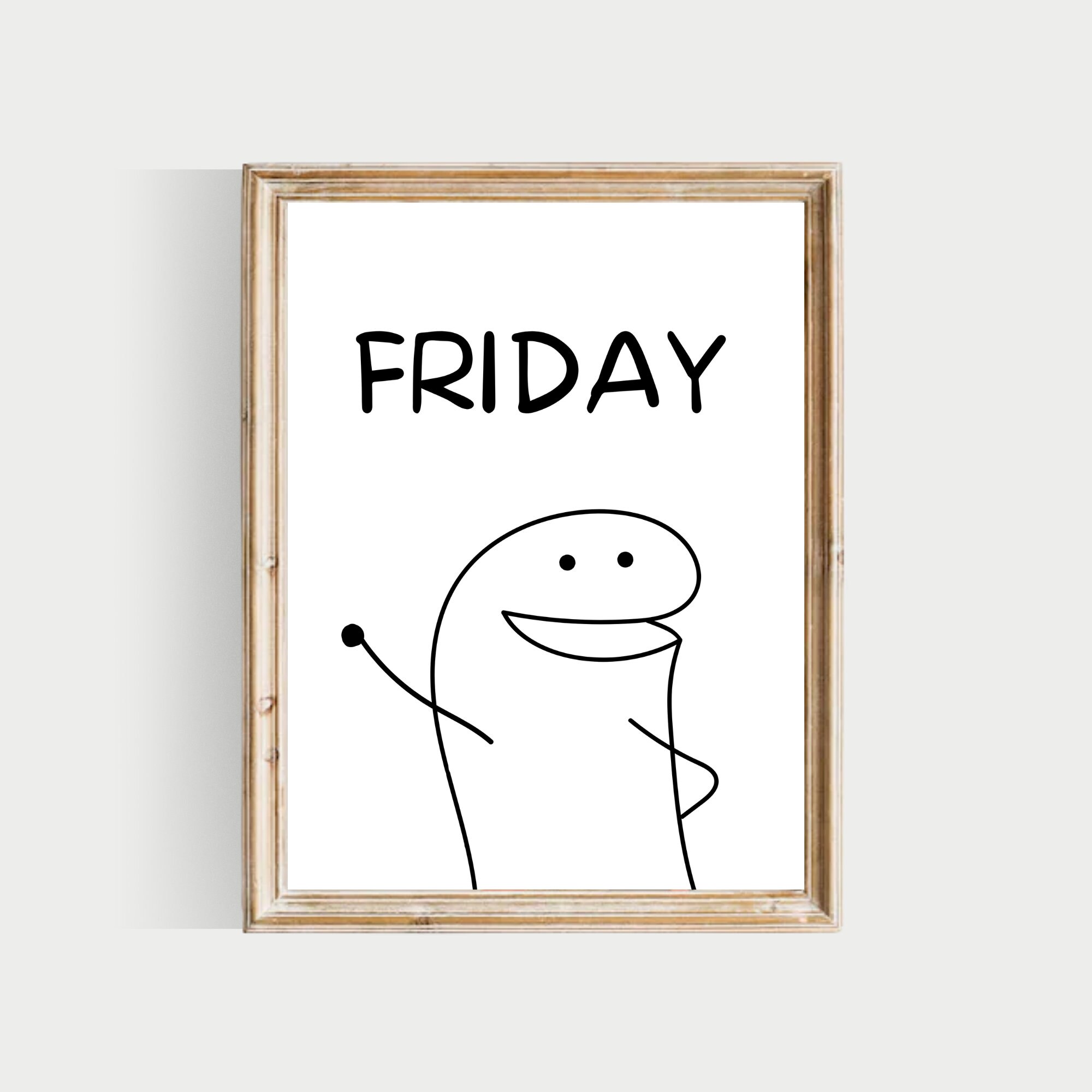 Friday PRINTABLES Office Wall Art Funny Office Art Office - Etsy