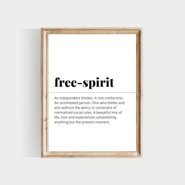 Free Spirit Wall Art - Etsy