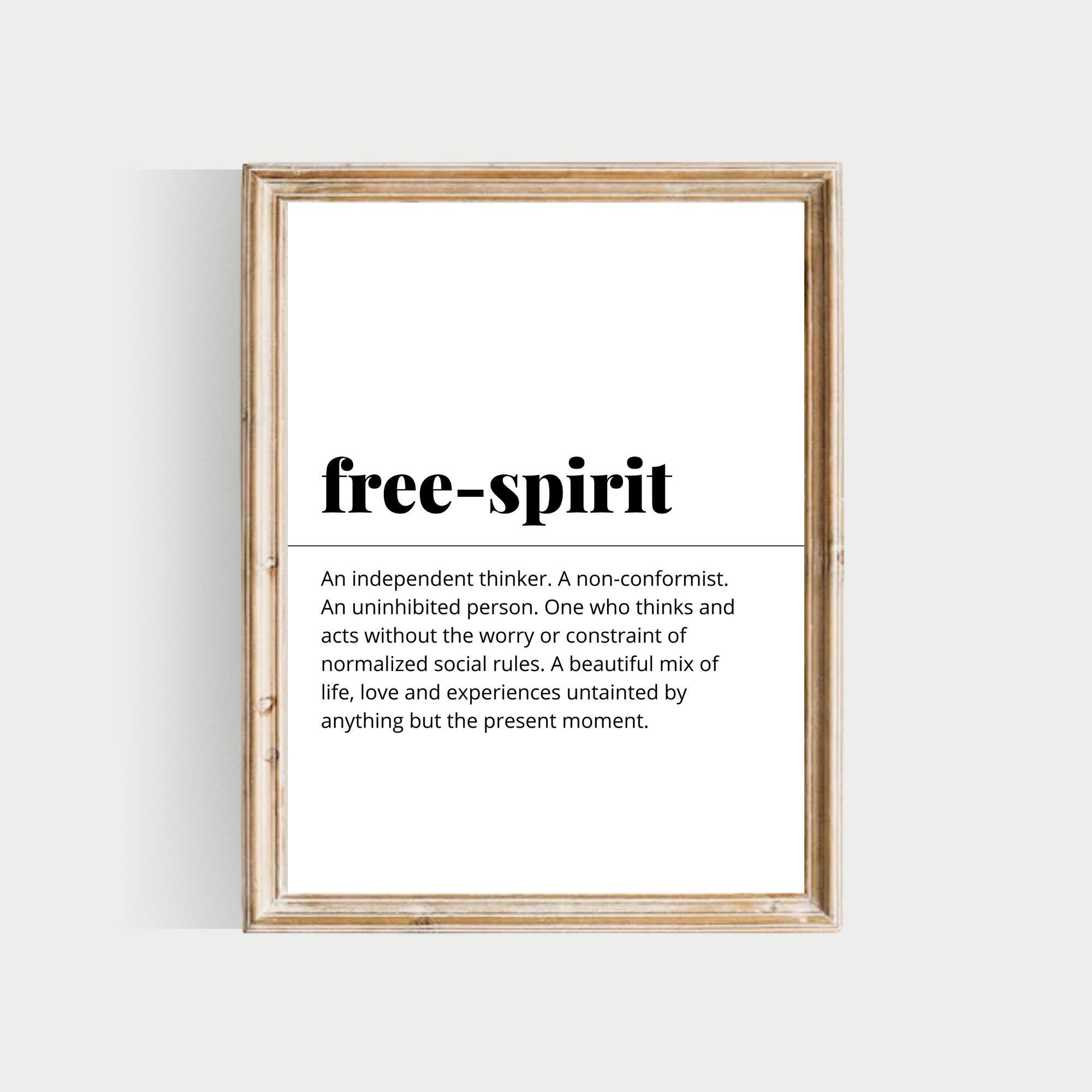 Free Spirit Definition