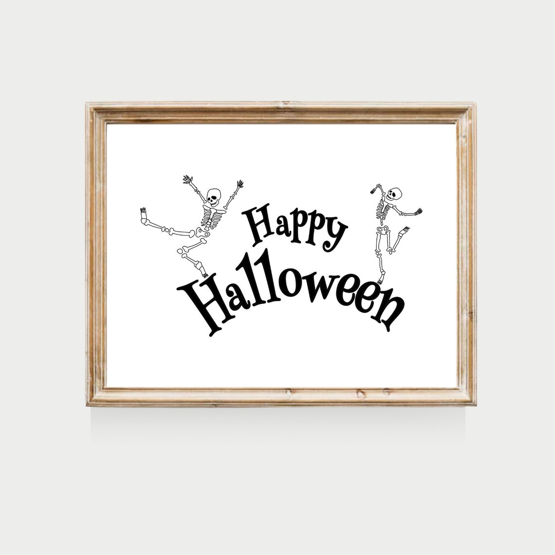 Spooky Halloween Wall Set PRINTABLE Minimalist Halloween - Etsy
