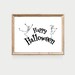 Spooky Halloween Wall Set, PRINTABLE, Minimalist Halloween, Black and ...