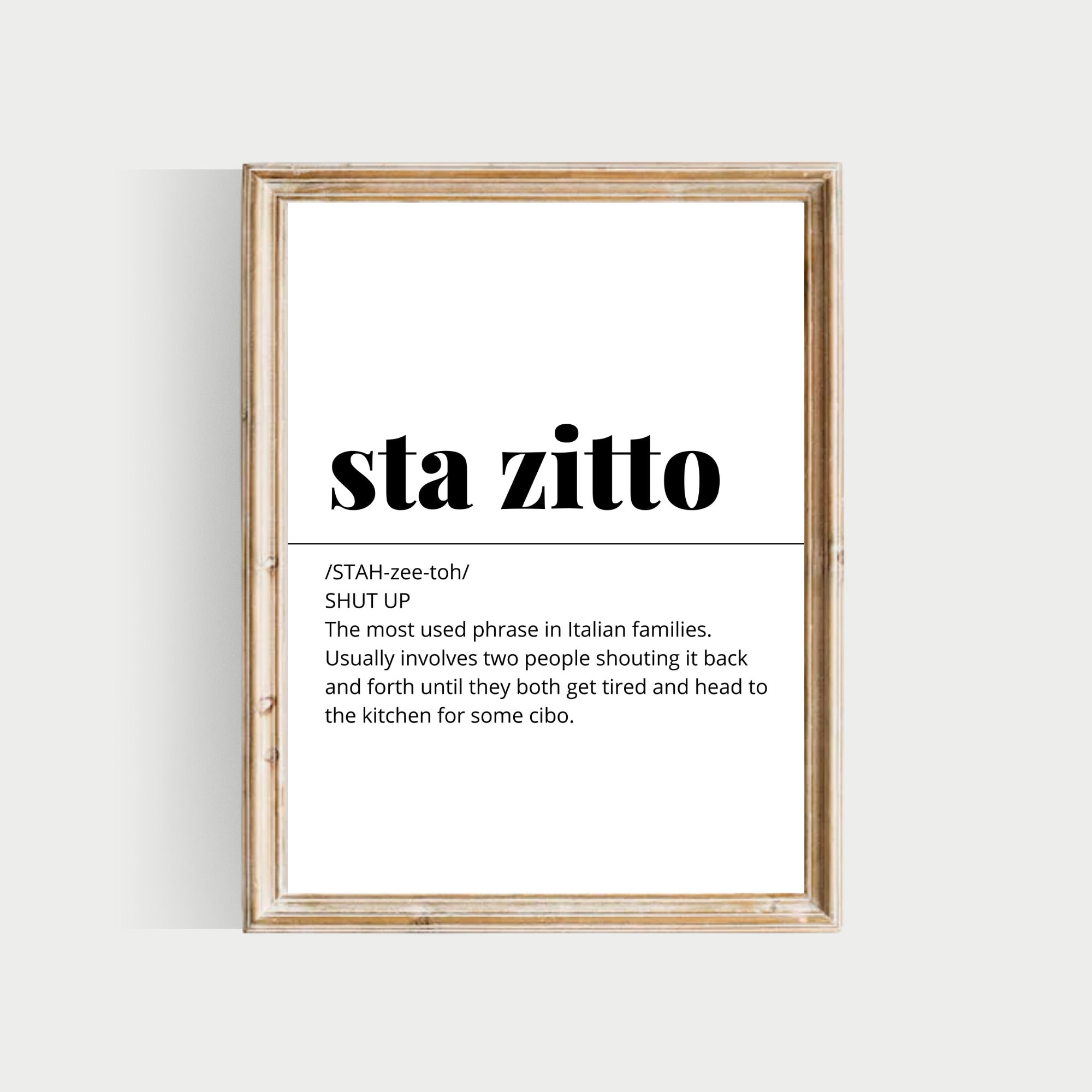 Funny Italian Definitions, Sta Zitto, Vaffanculo, Funny Italian Words ...