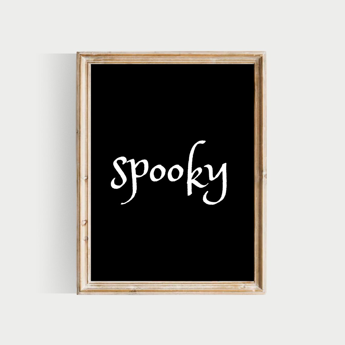Spooky Halloween Wall Set PRINTABLE Minimalist Halloween - Etsy