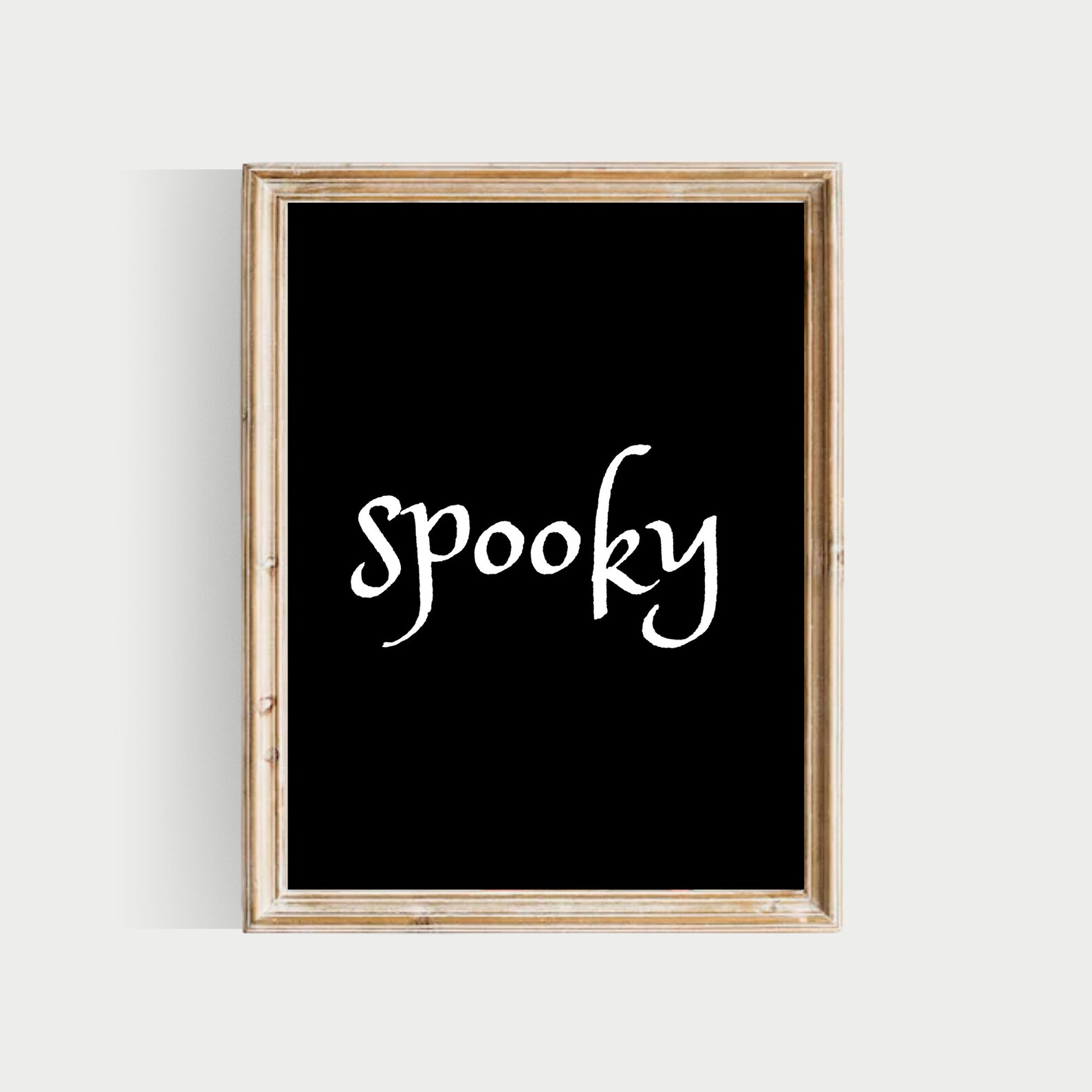 Spooky Halloween Wall Set PRINTABLE Minimalist Halloween - Etsy