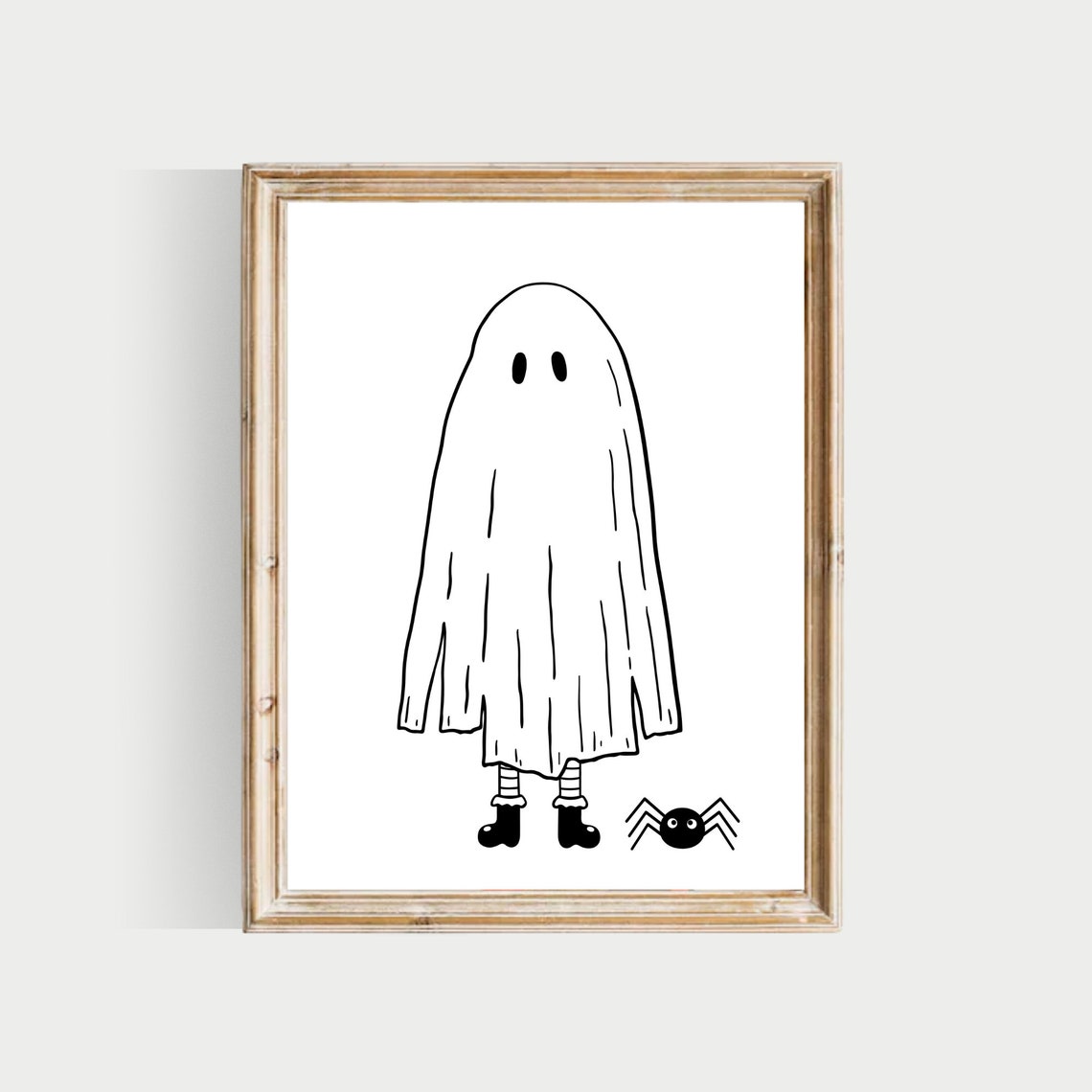 Spooky Halloween Wall Set PRINTABLE Minimalist Halloween - Etsy
