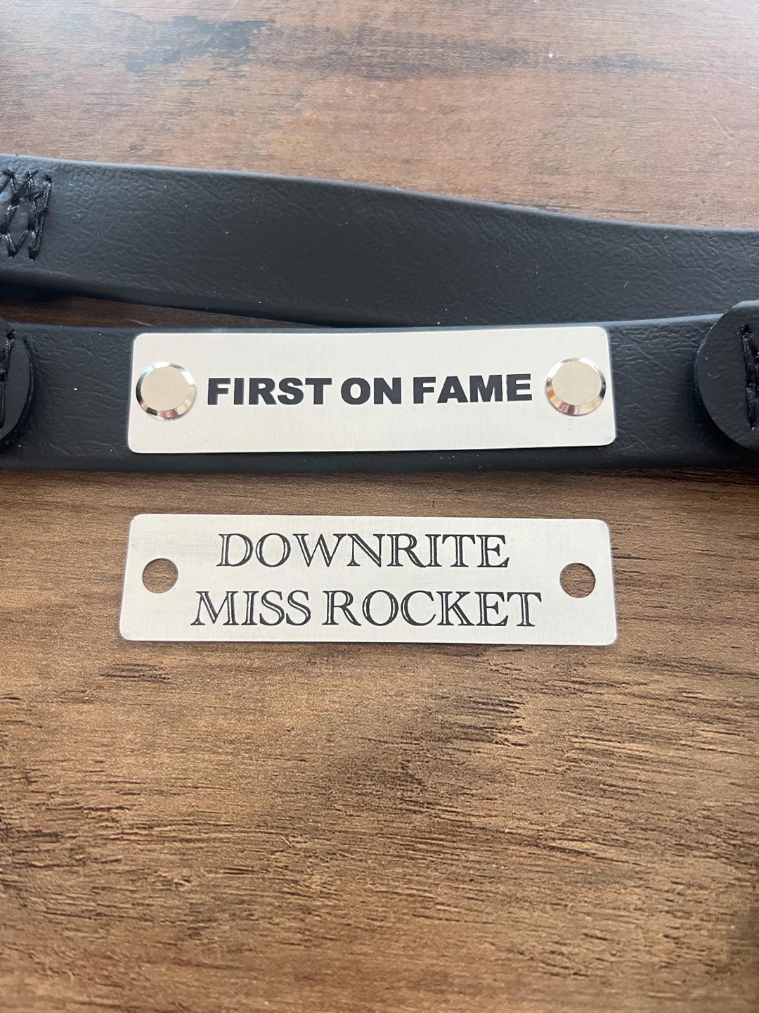 Custom Engraved Halter Name Plate | Laser Marked | Free Shipping ...