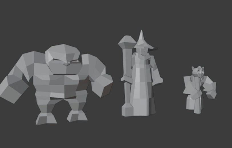 Low Poly Miniatures - Etsy
