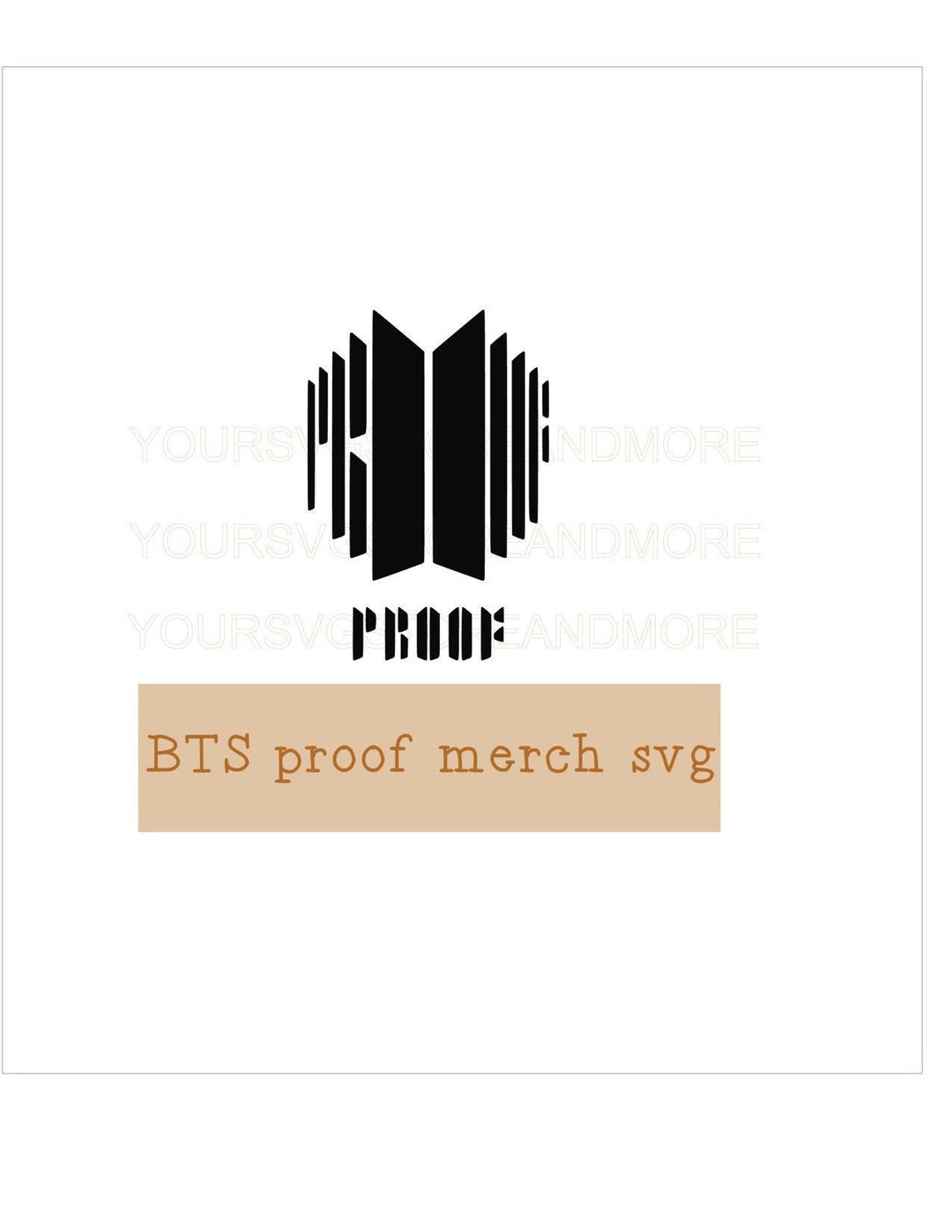 BTS Proof Album Logo Bundle Svg Png Dxf Eps We Are - Etsy Ireland