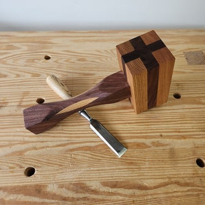 Hardwood Mallet, Woodworkers Mallet, Sculptors Mallet, Gift for ...