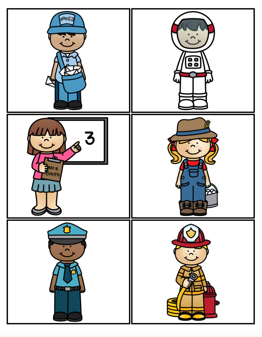 Community Helpers and Transportation - VB-MAPP Stimuli Set - 48 Cards ...