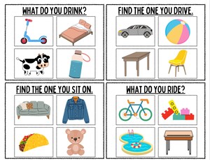 Functions of Objects Task Cards ABLLS-R C37 (Download Now) - Etsy Canada