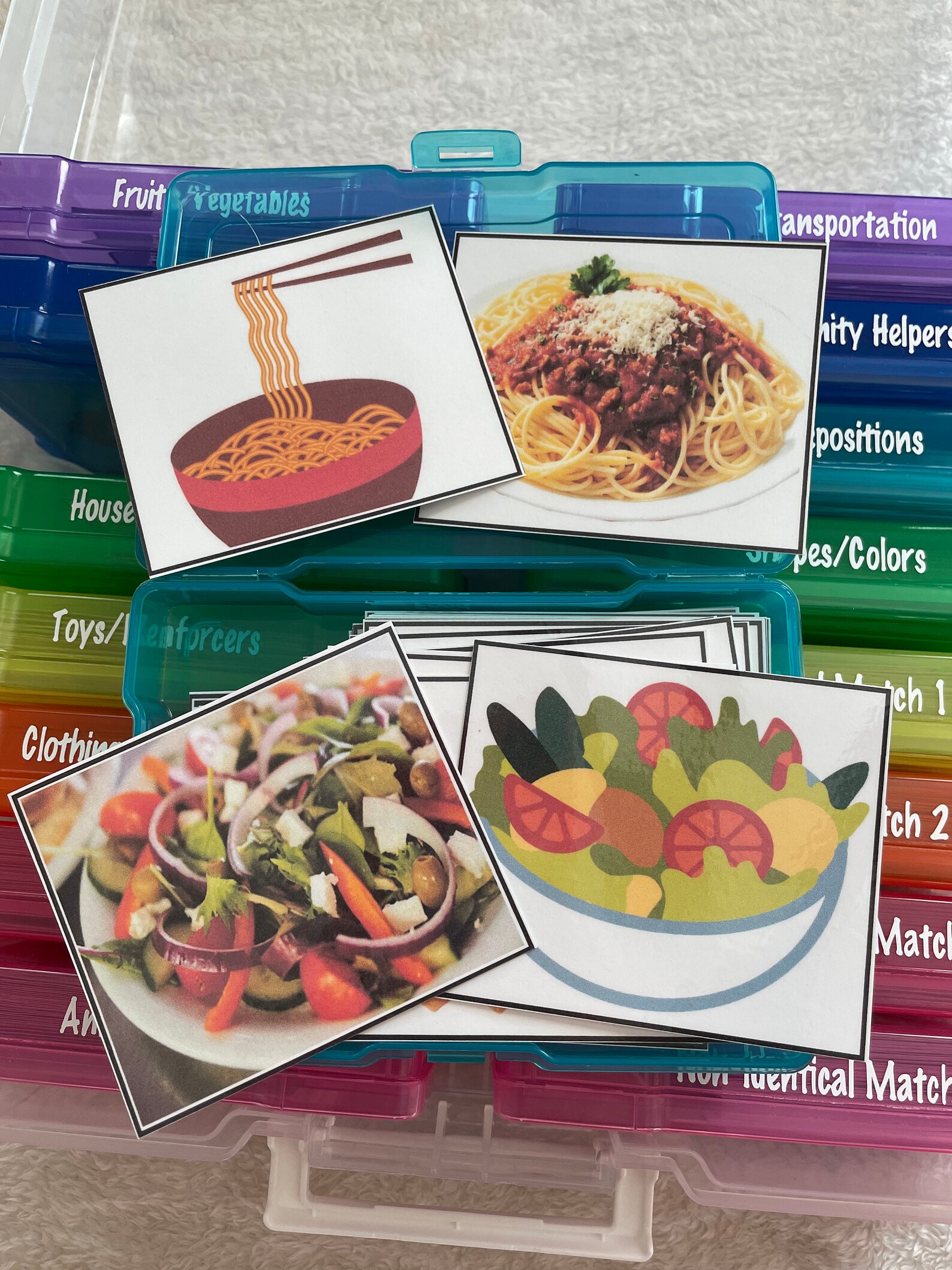 VB-MAPP Aligned Stimuli Set ABA Tacting and Receptive - Etsy