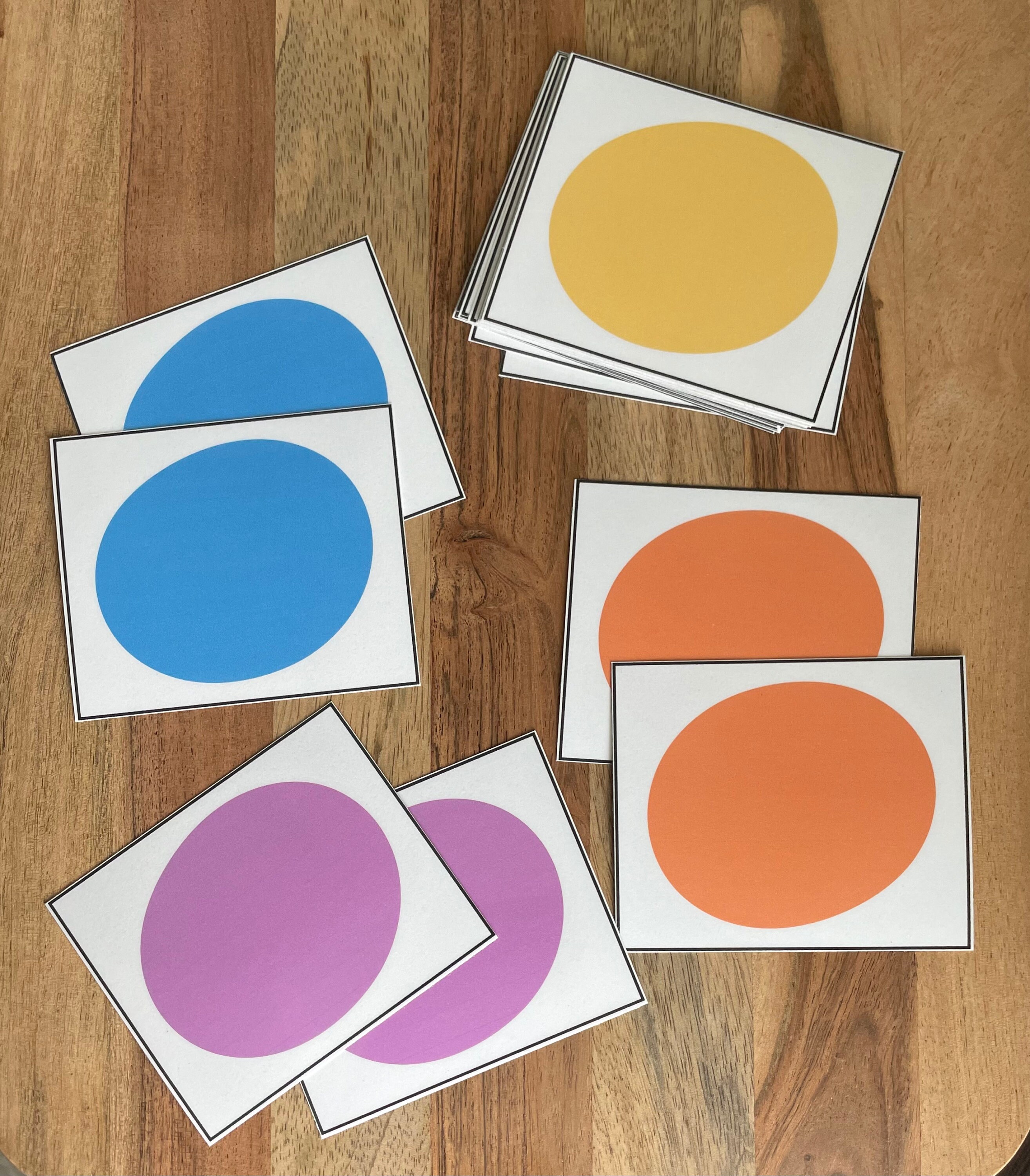 Color Matching Card Set Digital Download - Etsy