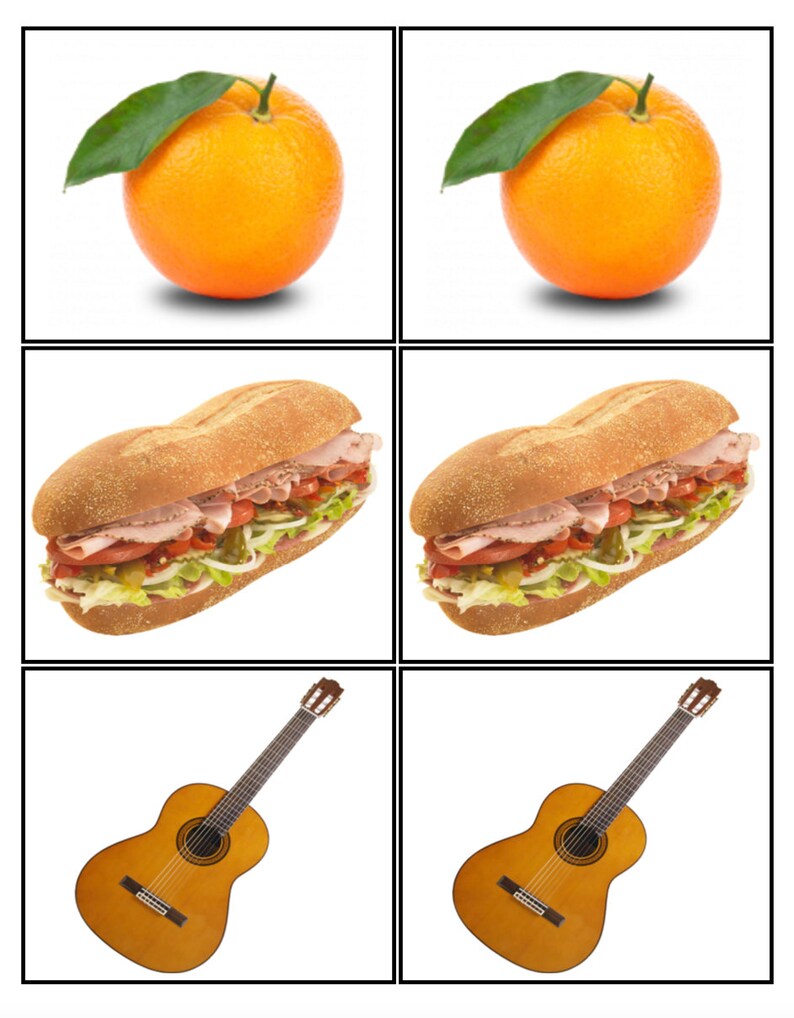 Identical Matching 1 & 2 - VB-MAPP Aligned Stimuli Set - 104 Cards ...