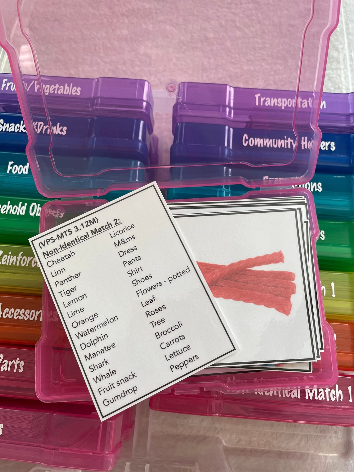 VB-MAPP Aligned Stimuli Set ABA Tacting and Receptive - Etsy New Zealand