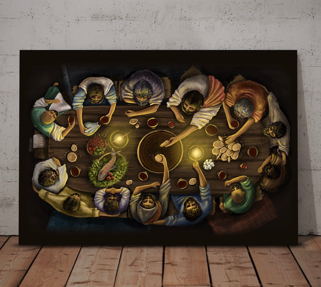 Jesus and the Last Supper | DIGITAL DOWNLOAD | Easter Jesus Bible ...