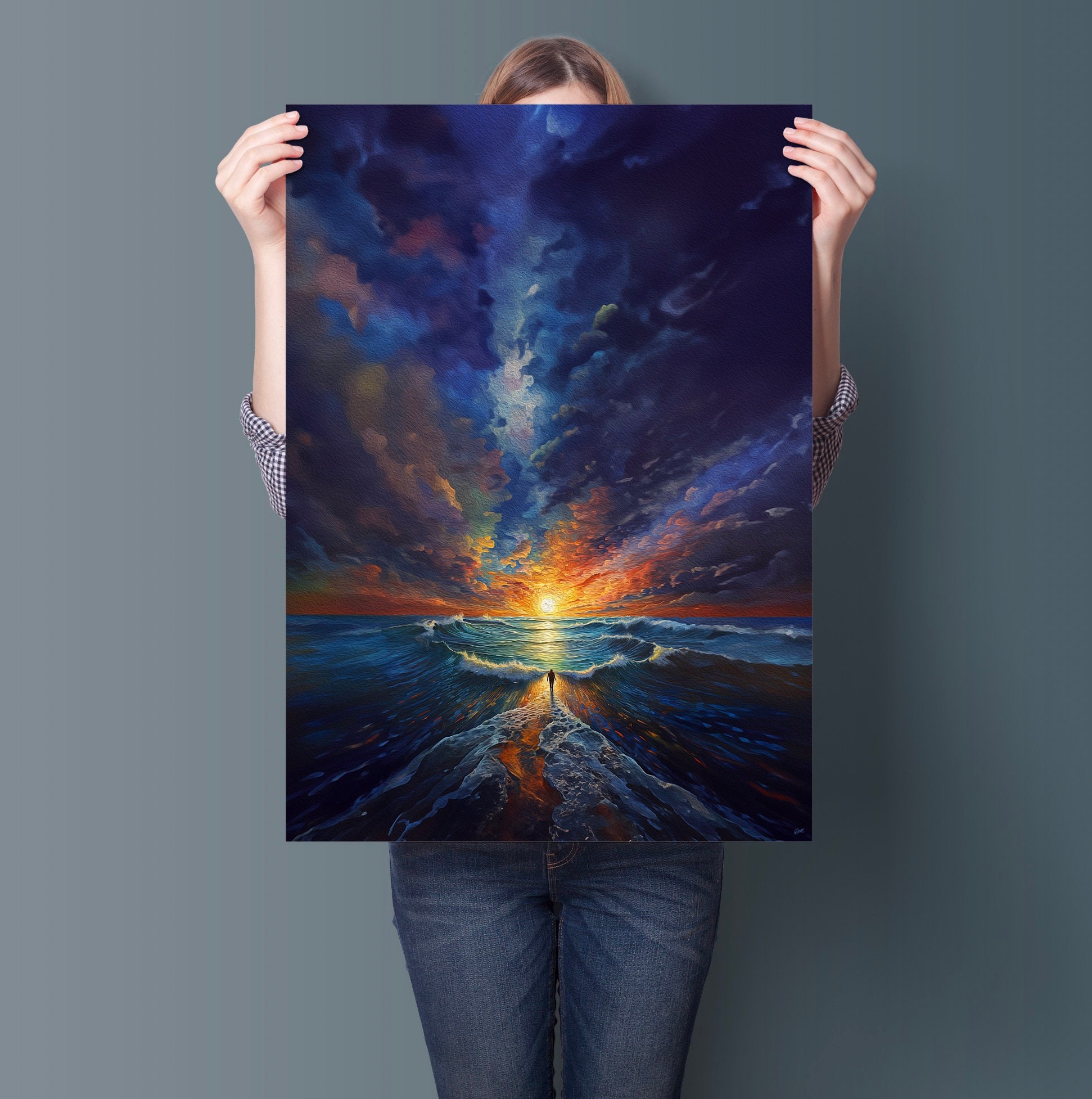 Praise in the Storm Poster Design DIGITAL ART DOWNLOAD Modern Jesus ...