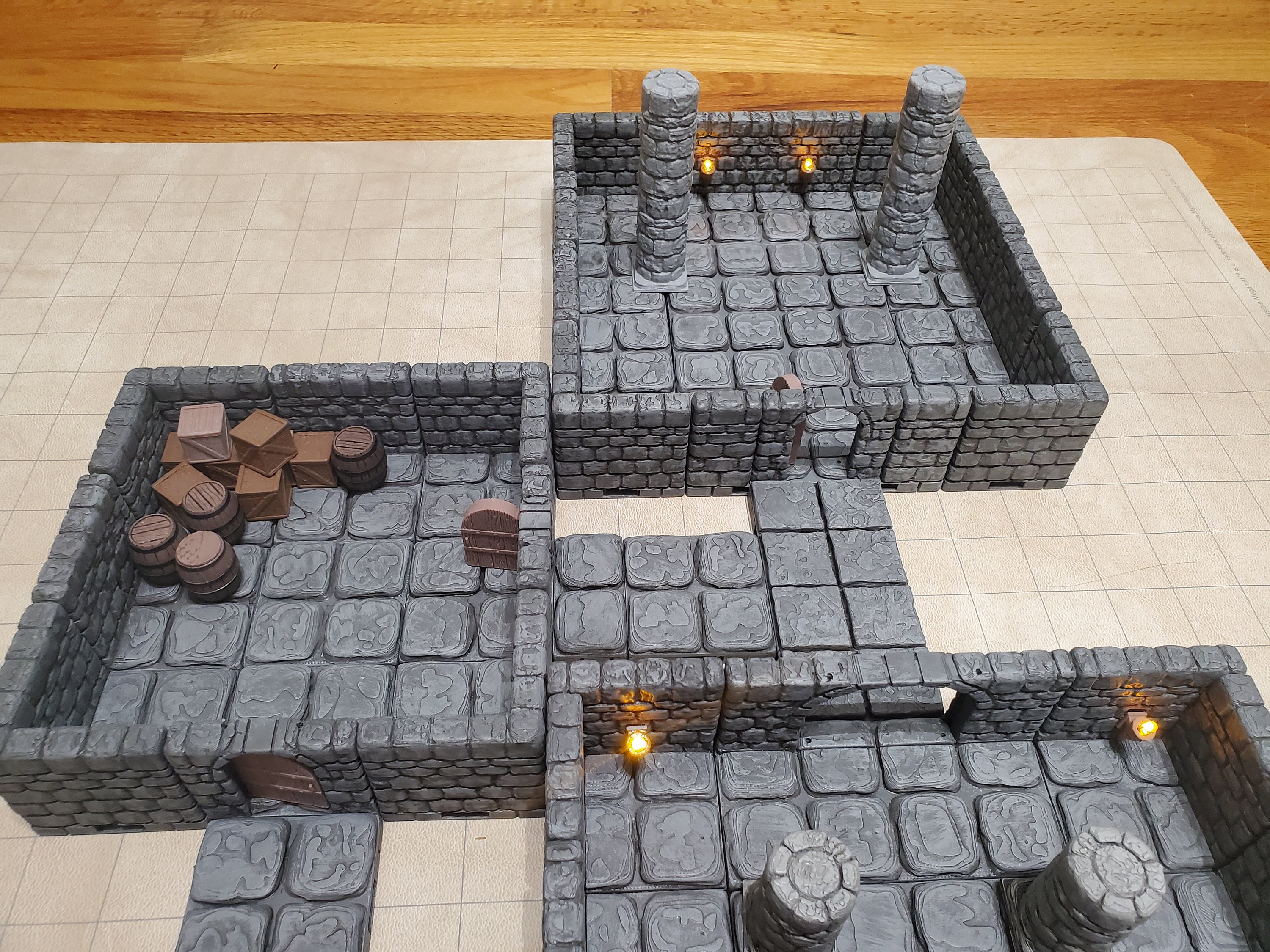 Elec~terrain 4x2 Powerblock Stone Wall Tile - LED Lighting - for ...