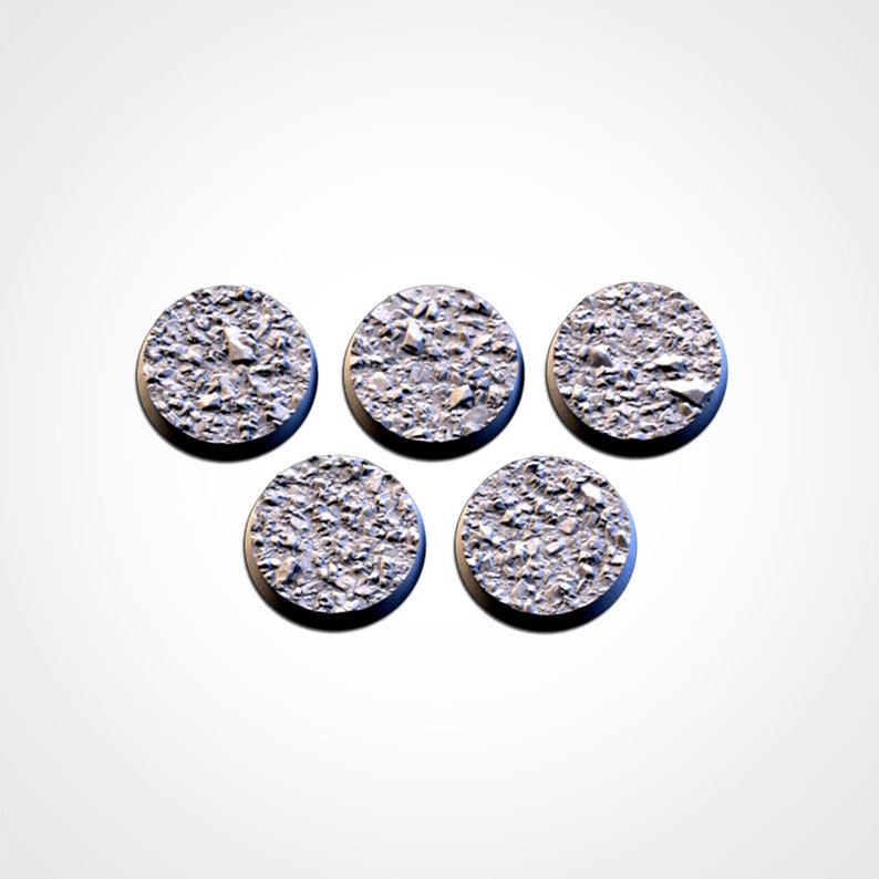Basic Heavy Texture Bases | Txarli Factory | Round/oval - Etsy