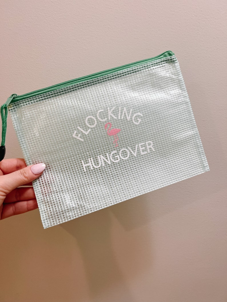 Flamingo Hangover Beach & Pool Pouch - Etsy