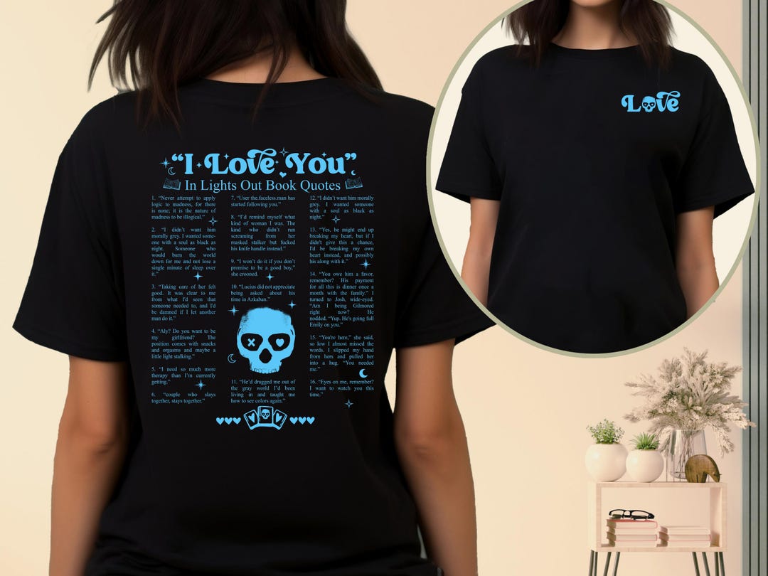 Lights Out | Dark Romance | Book Gift | Book Merch | Bookish Shirt - Etsy