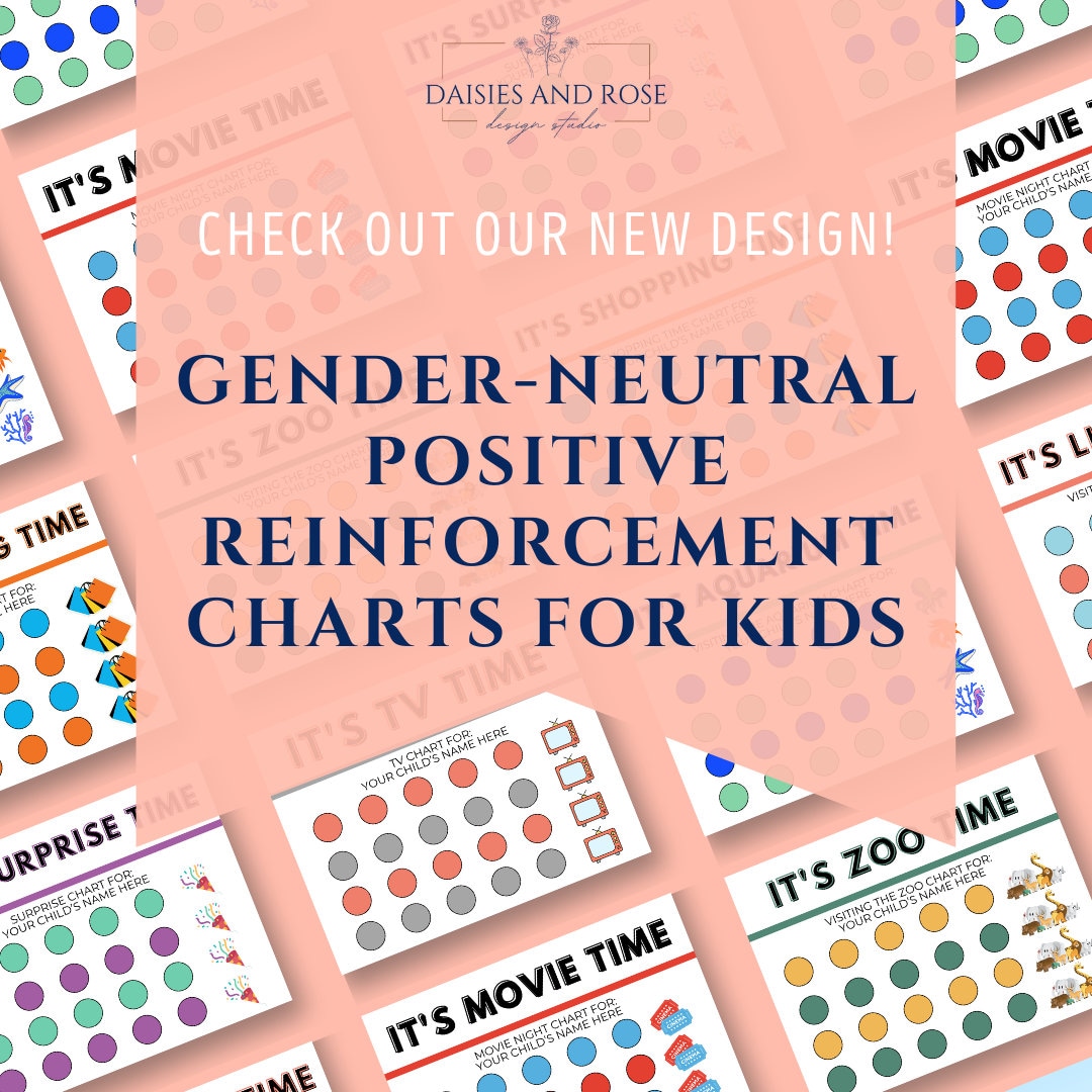 Gender-neutral Positive Reinforcement Charts for Kids - Etsy