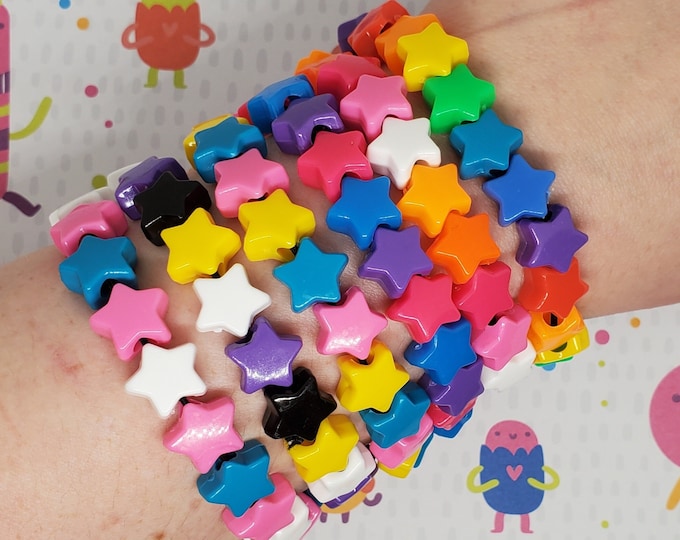 LGBTQ Pride Kandi Star Bracelets - Etsy