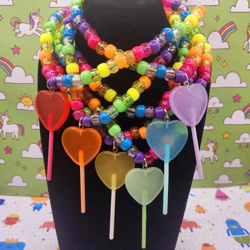 Kandi Necklace - Etsy
