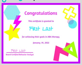 Therapy Graduation Certificate - Etsy