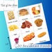 Breakfast Foods Picture Communication Cards - Etsy