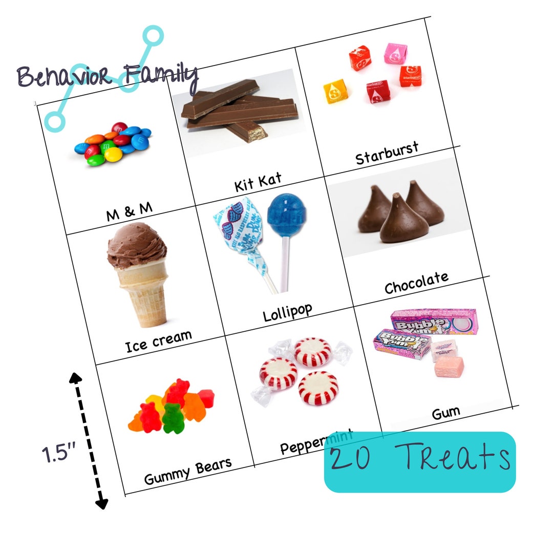 Treat Picture Communication Cards - Etsy