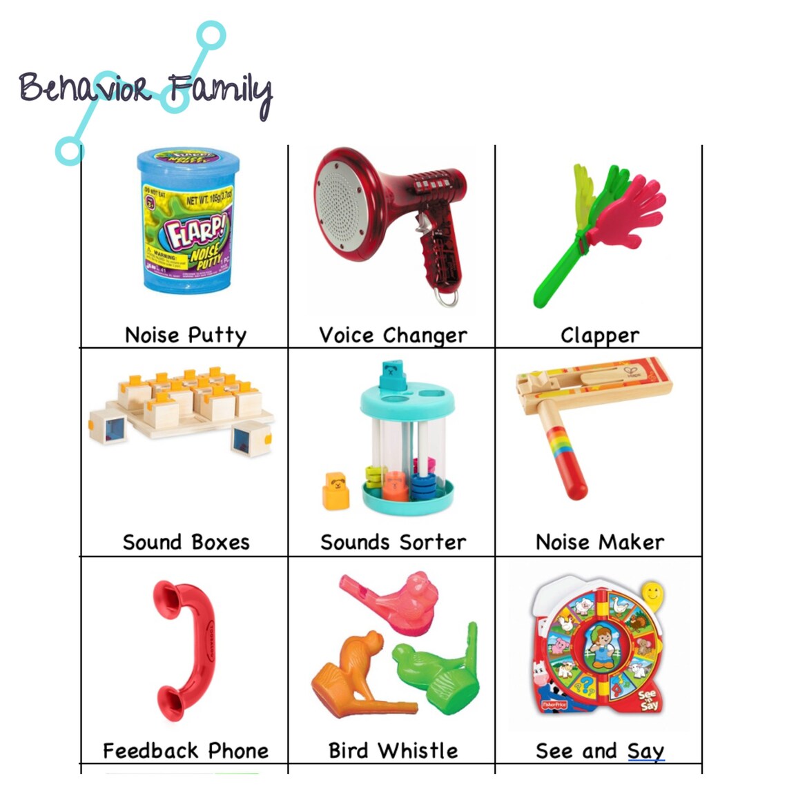 Auditory Sensory Picture Communication Cards - Etsy