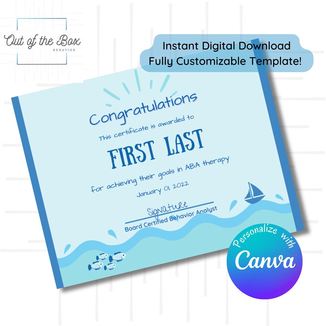Watch Them Set Sail With This Therapy Graduation Diploma to Celebrate ...