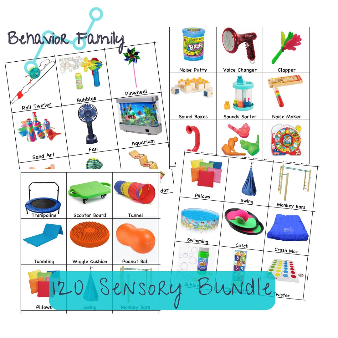 Set of 120 Sensory Picture Communication Cards - Etsy